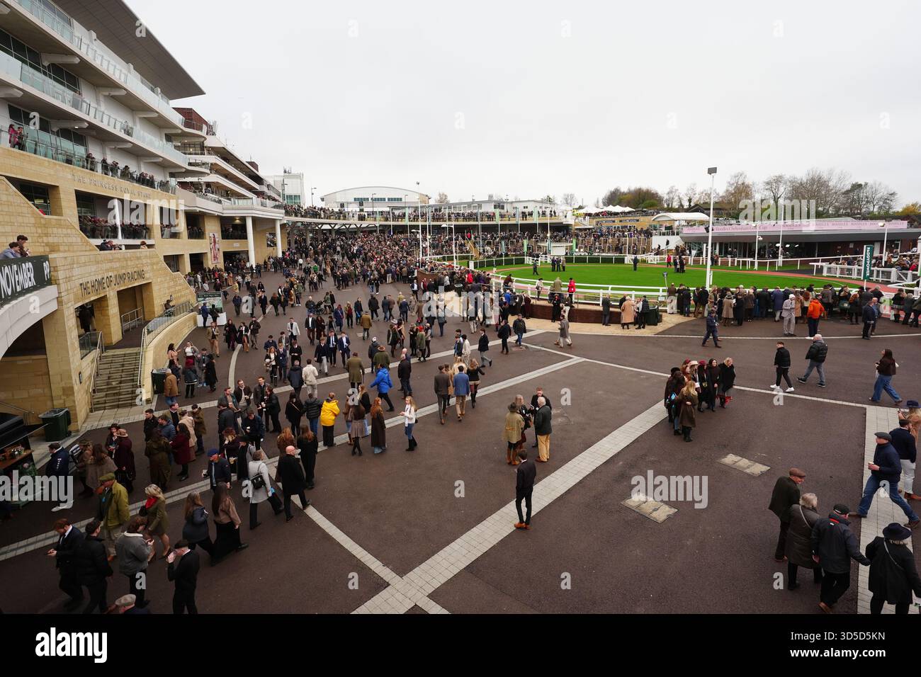 Racegoers during Super Saturday at Cheltenham Racecourse. Picture date ...