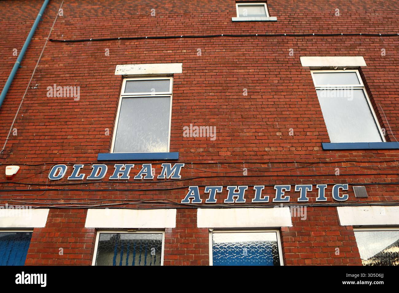 General View outside the Stadium during the Oldham Athletic v Crewe ...