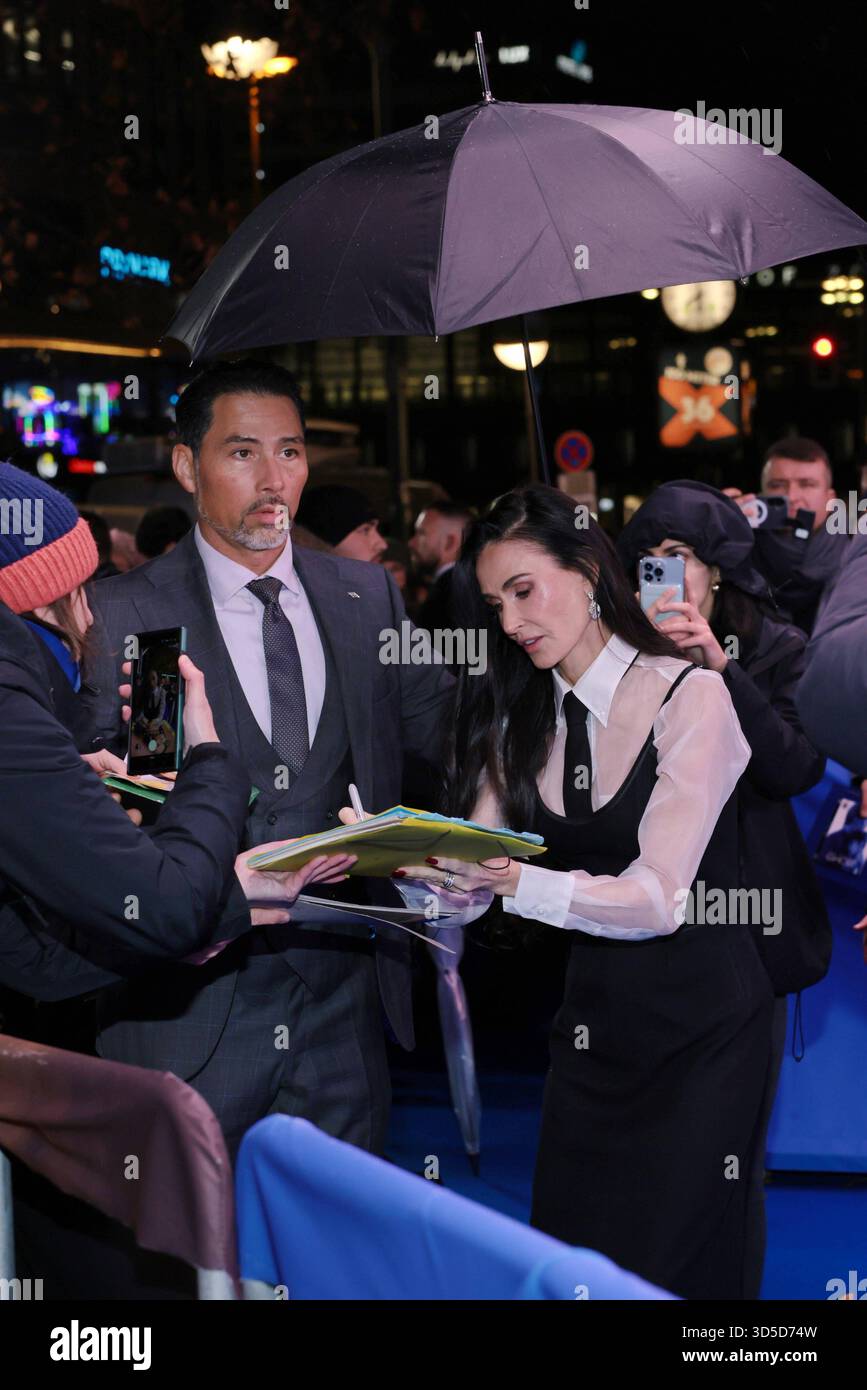 14.11.2025 , Demi Moore zur Europapremiere von Landman - Staffel2, Zoo ...