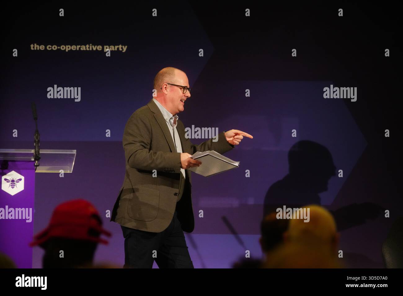 TUC General Secretary Paul Nowak speaks during the Co-operative Party ...