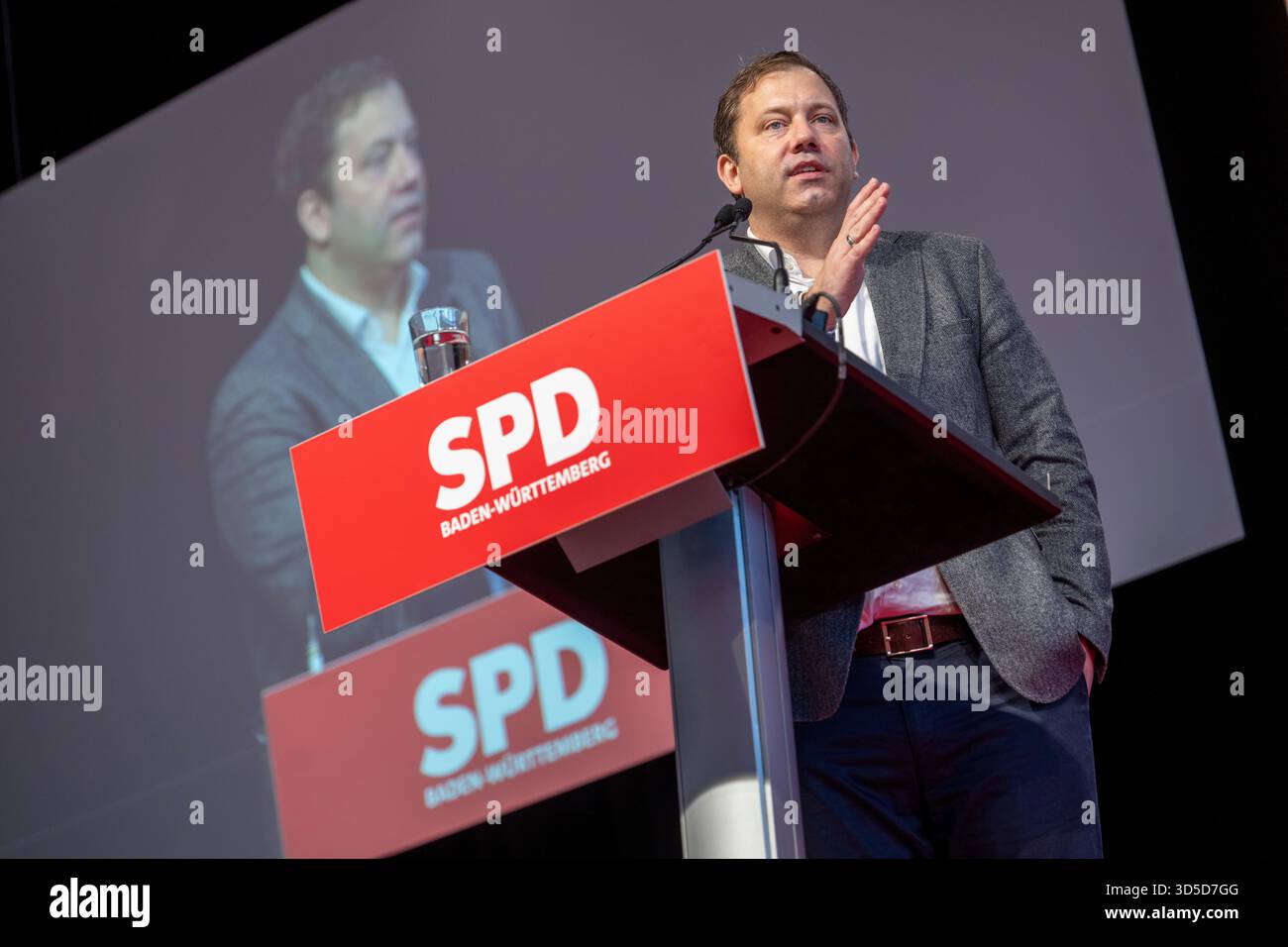 15 November 2025, Baden-Württemberg, Ulm: Lars Klingbeil, Federal ...