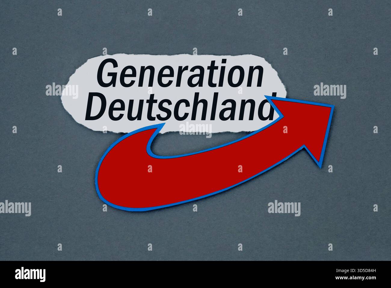 AfD-Logo und Generation Deutschland Fotomontage: AfD-Logo und ...