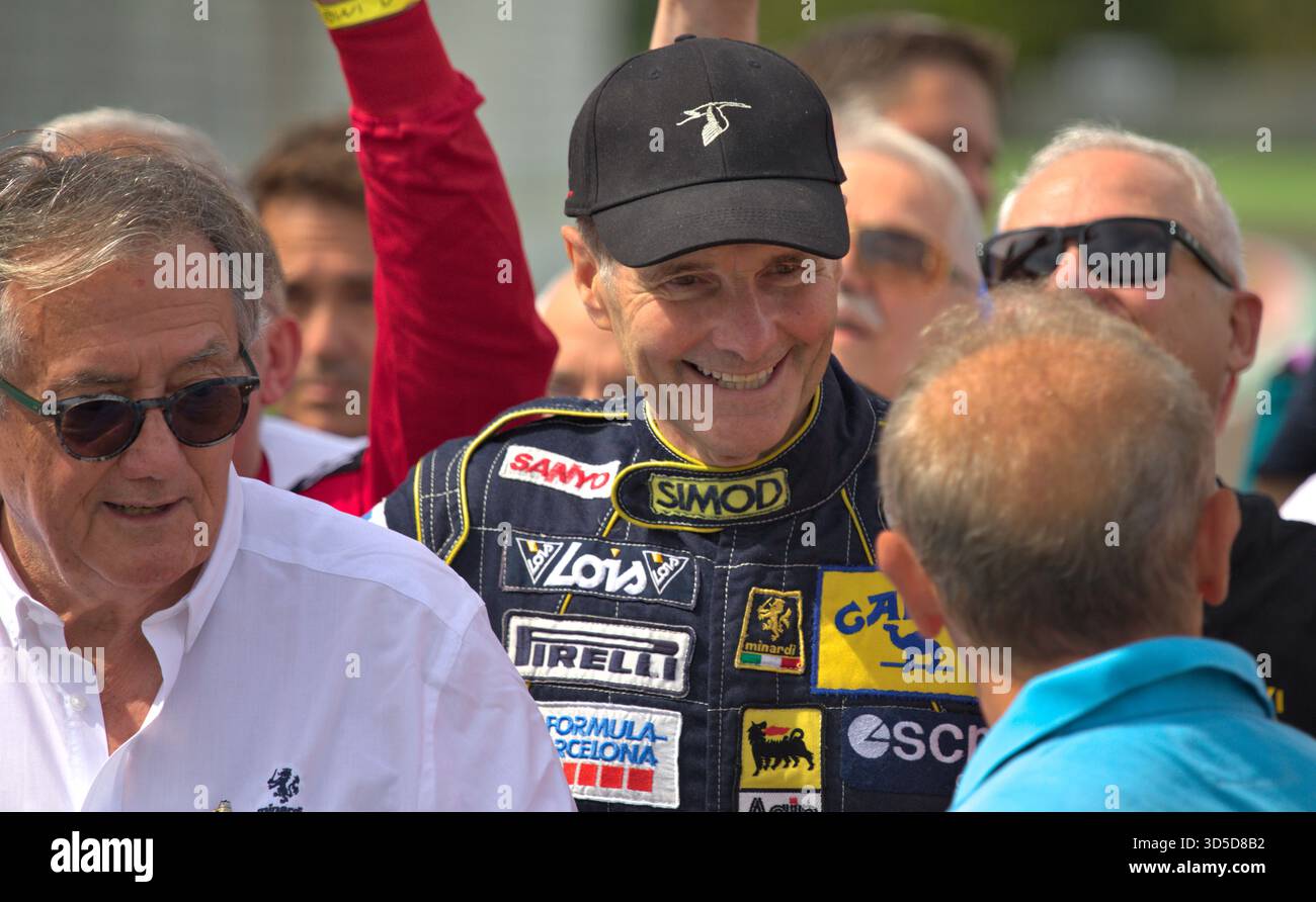 Historic Minardi Day 2025. Giancarlo Minardi, Luis Pérez-Sala and ...