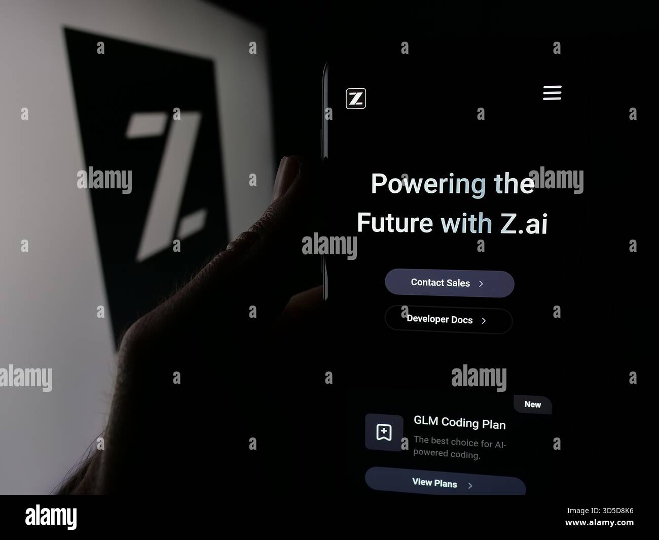 In this photo illustration, a smartphone with the web page of Beijing ...