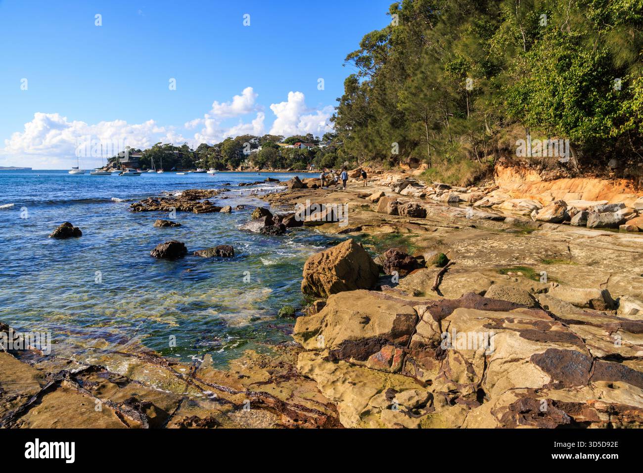 The coastline at Bundeena, a seaside village to the south of Sydney ...