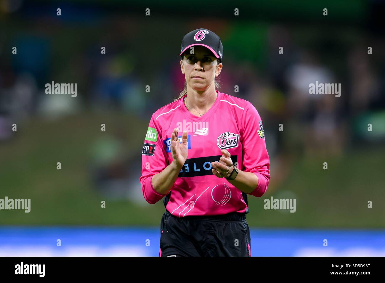 Erin Burns of the Sixers in action during the WBBL match between the ...