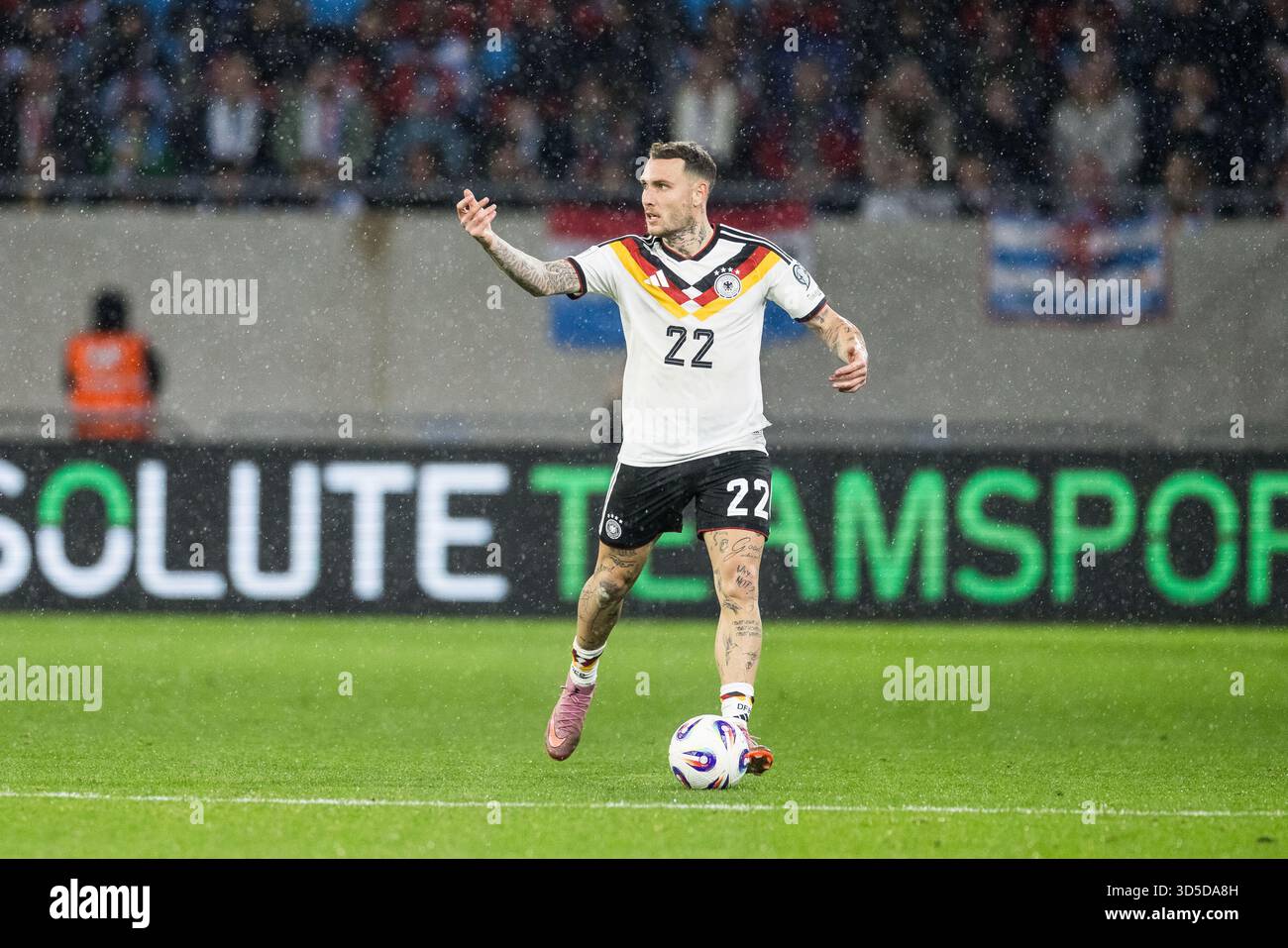 David Raum (Germany, 22) on the ball FIFA World Cup UEFA Qualifiers ...