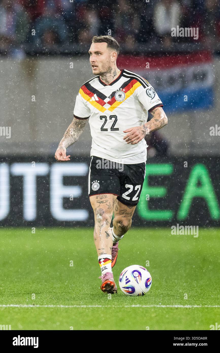 David Raum (Germany, 22) on the ball FIFA World Cup UEFA Qualifiers ...
