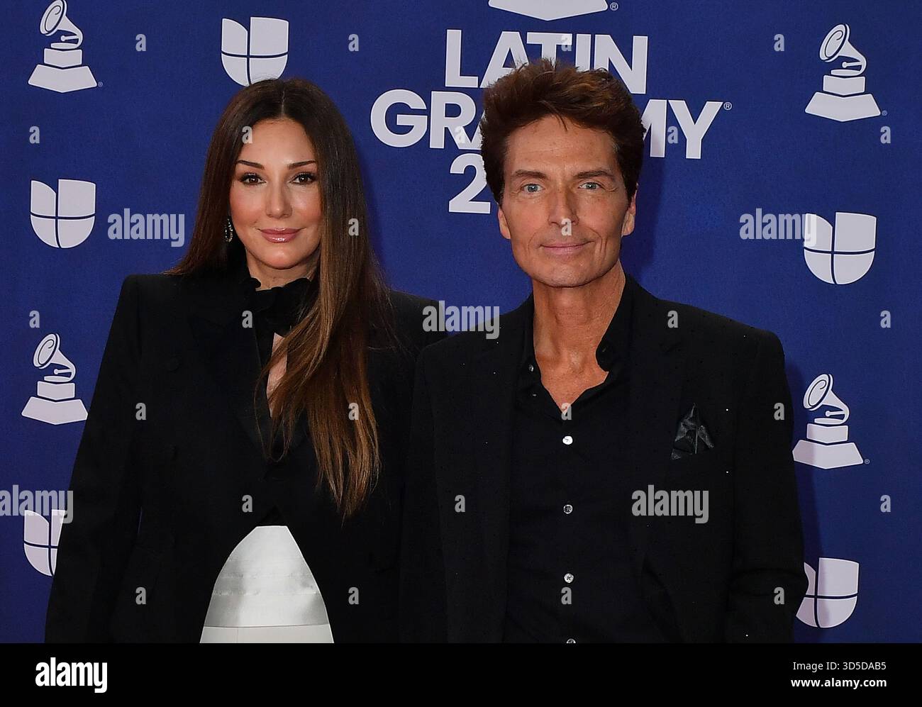 Daisy Fuentes and Richard Marx attend The 26th Annual Latin GRAMMY ...