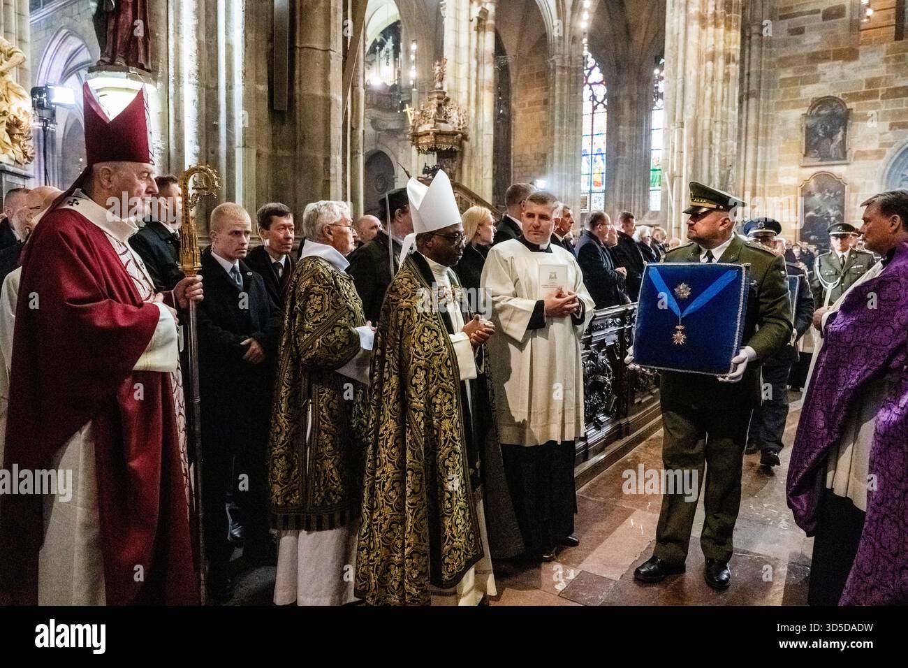 Funeral of Cardinal and former Archbishop of Prague Dominik Duka, who ...