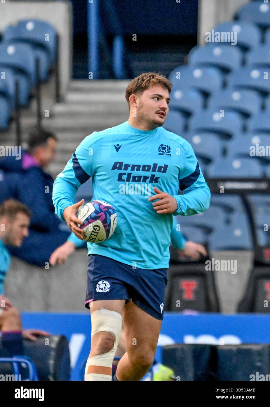 Patrick Harrison, Scotland Team, Murrayfield, 15th November 2025 Stock ...