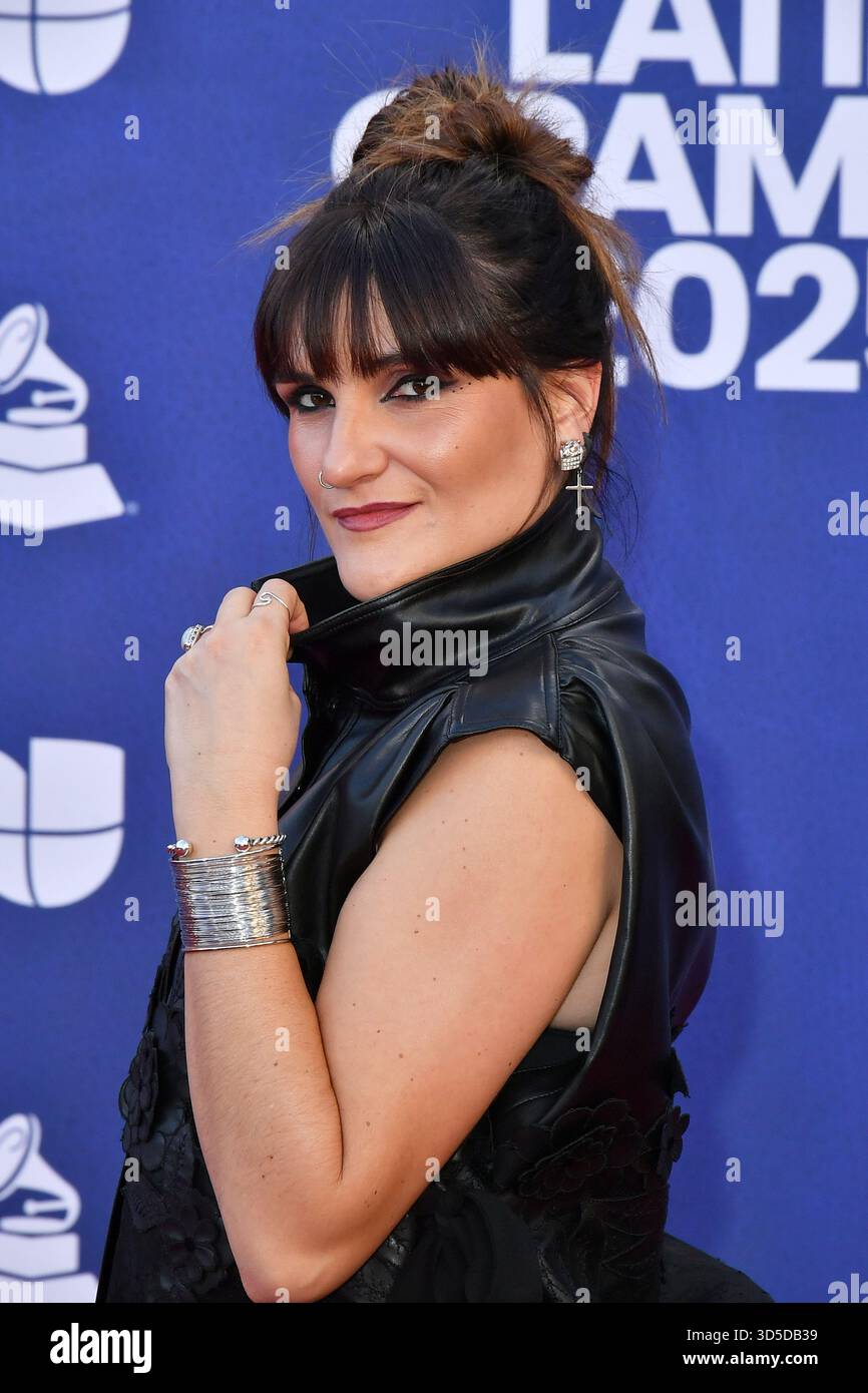 Rozalén attends The 26th Annual Latin GRAMMY Awards at MGM Grand Garden ...