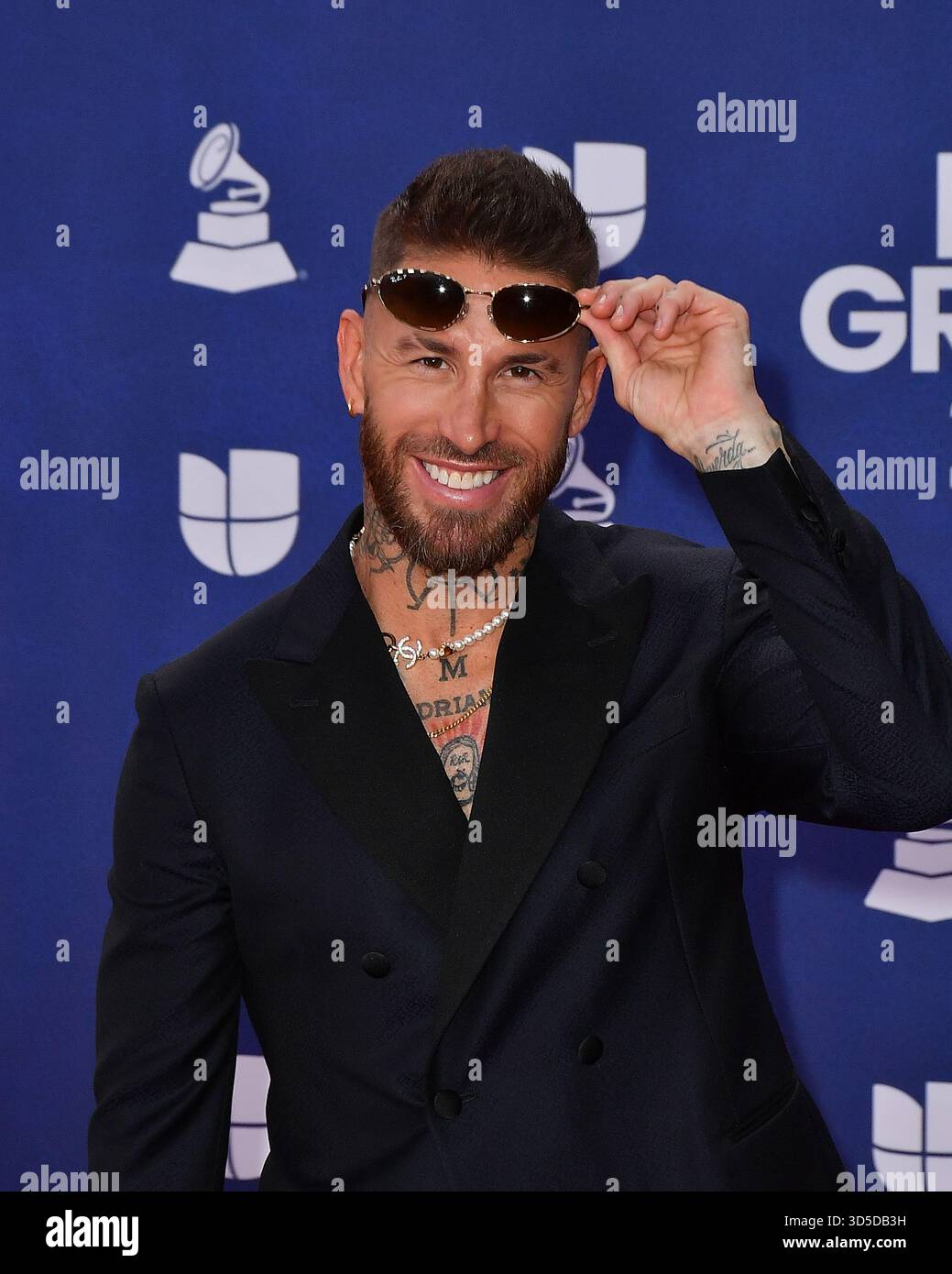 Sergio Ramos attends The 26th Annual Latin GRAMMY Awards at MGM Grand ...