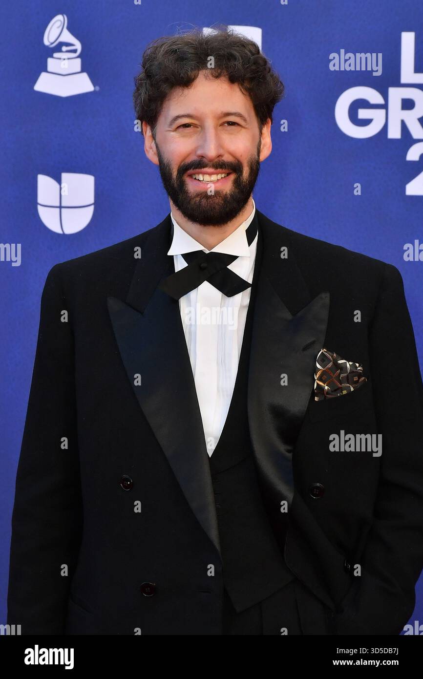 Adan Jodorowsky attends The 26th Annual Latin GRAMMY Awards at MGM ...