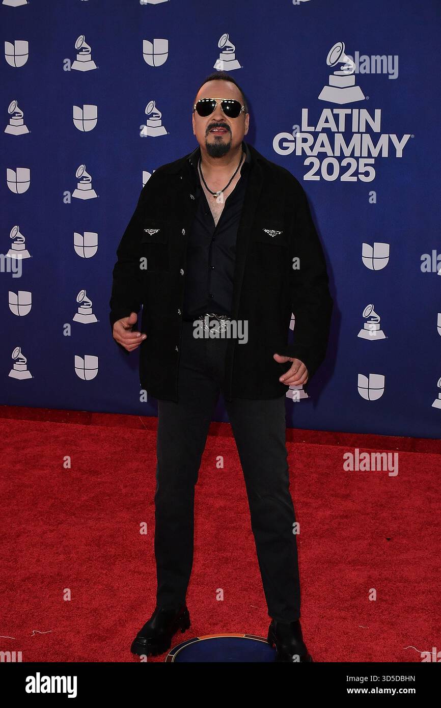 Pepe Aguilar attends The 26th Annual Latin GRAMMY Awards at MGM Grand ...