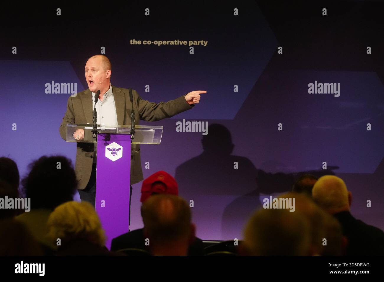 TUC General Secretary Paul Nowak speaks during the Co-operative Party ...