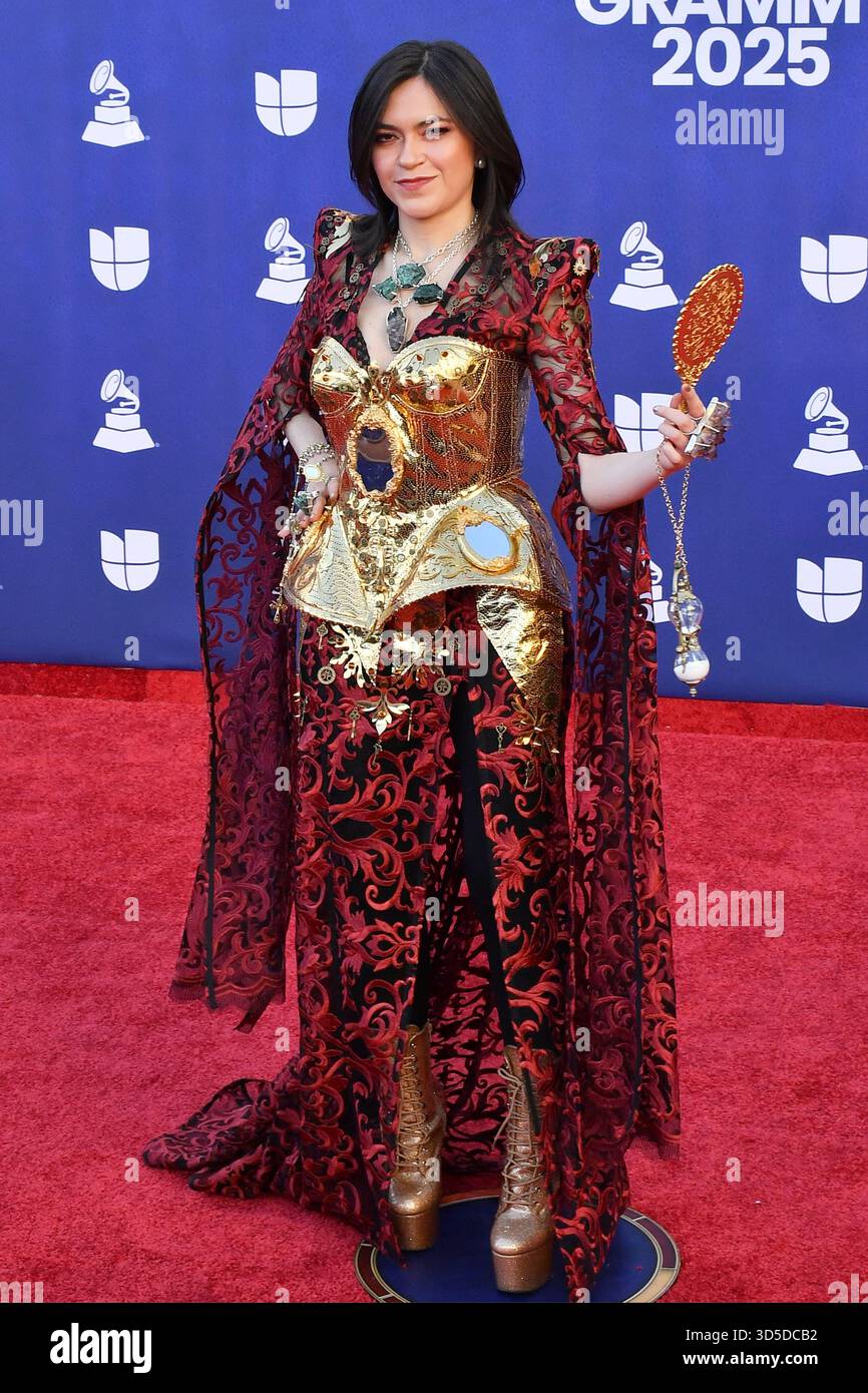 Ali Stone attends The 26th Annual Latin GRAMMY Awards at MGM Grand ...