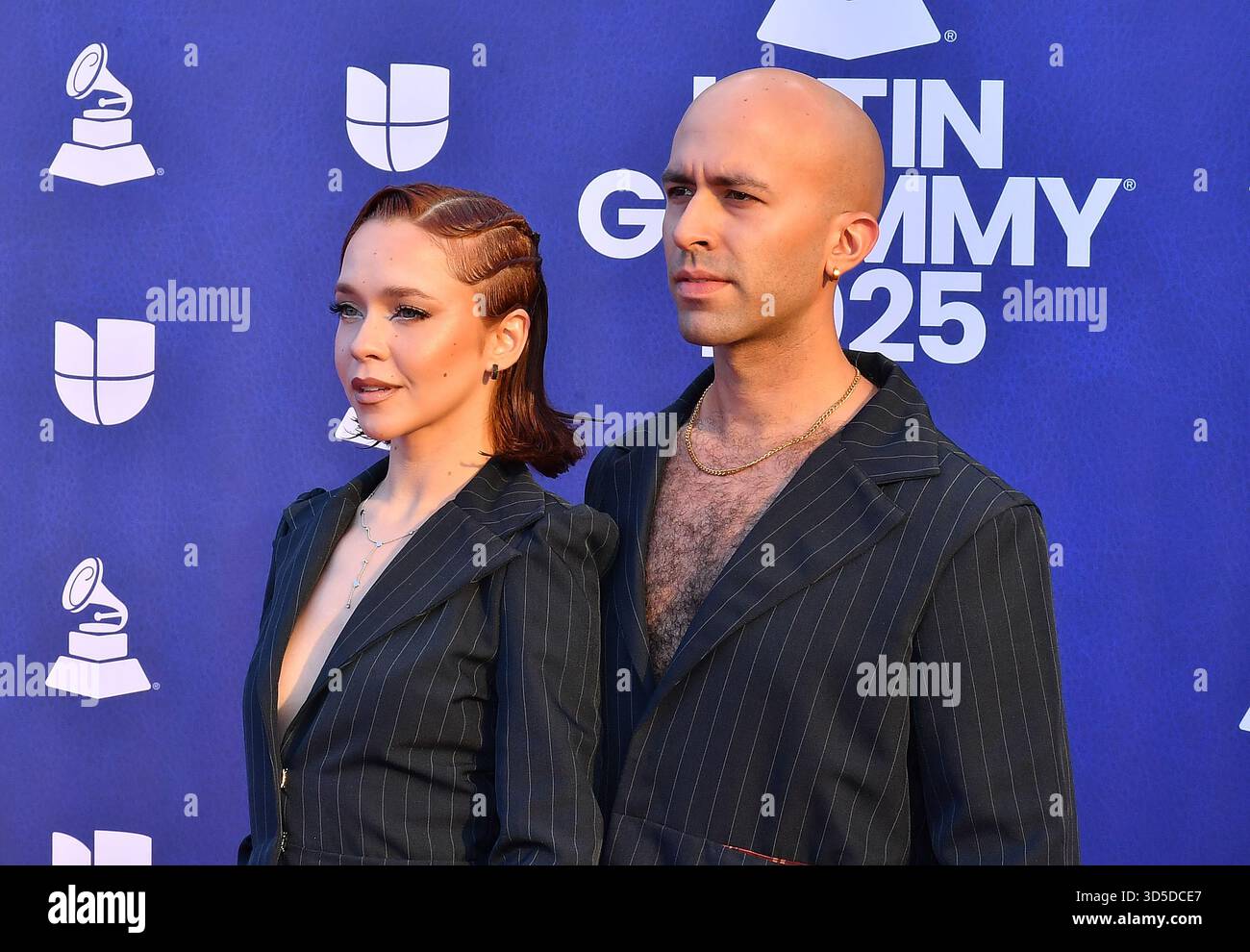 Armando López and Ivanna Zych attend The 26th Annual Latin GRAMMY ...
