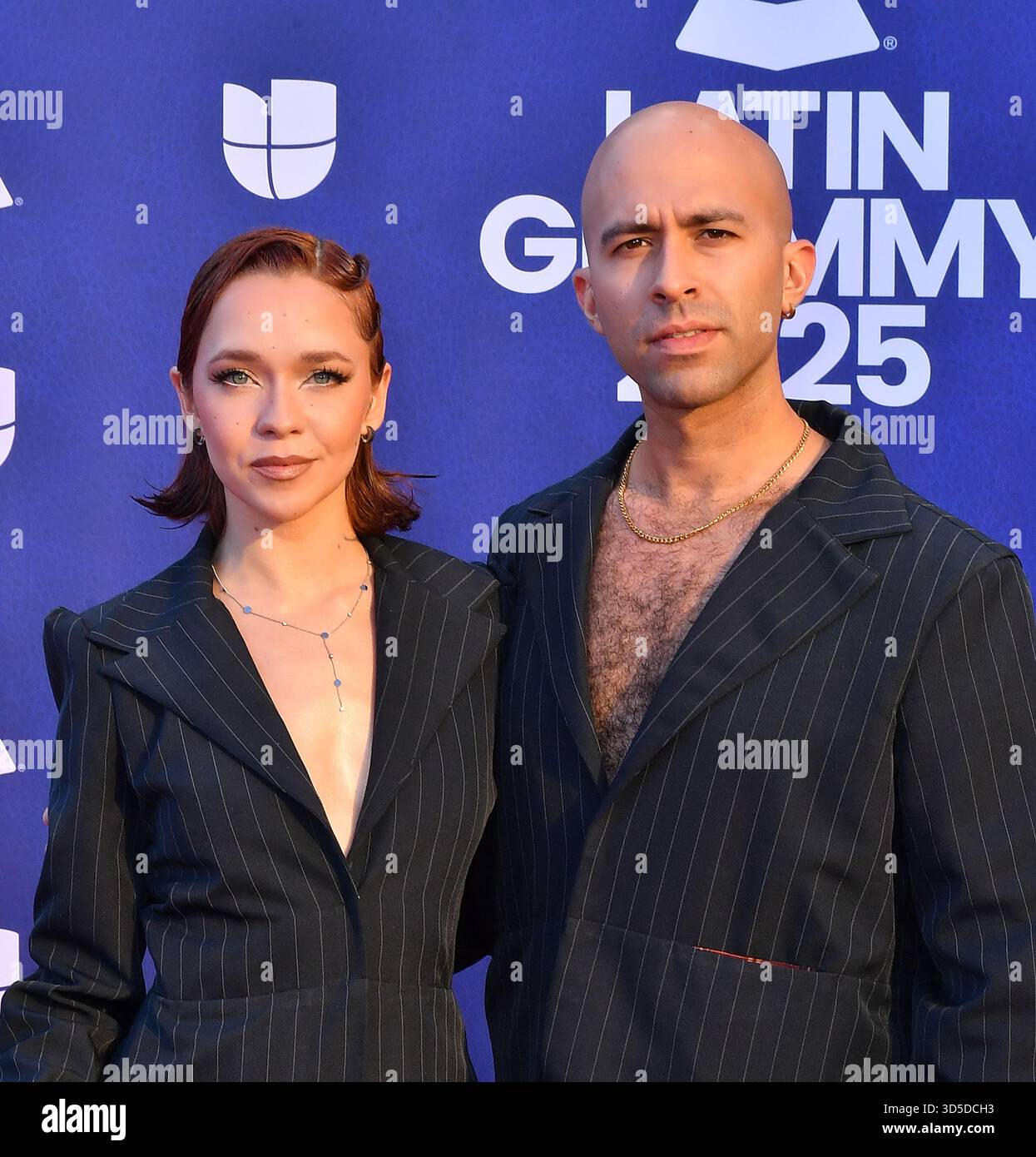 Armando López and Ivanna Zych attend The 26th Annual Latin GRAMMY ...