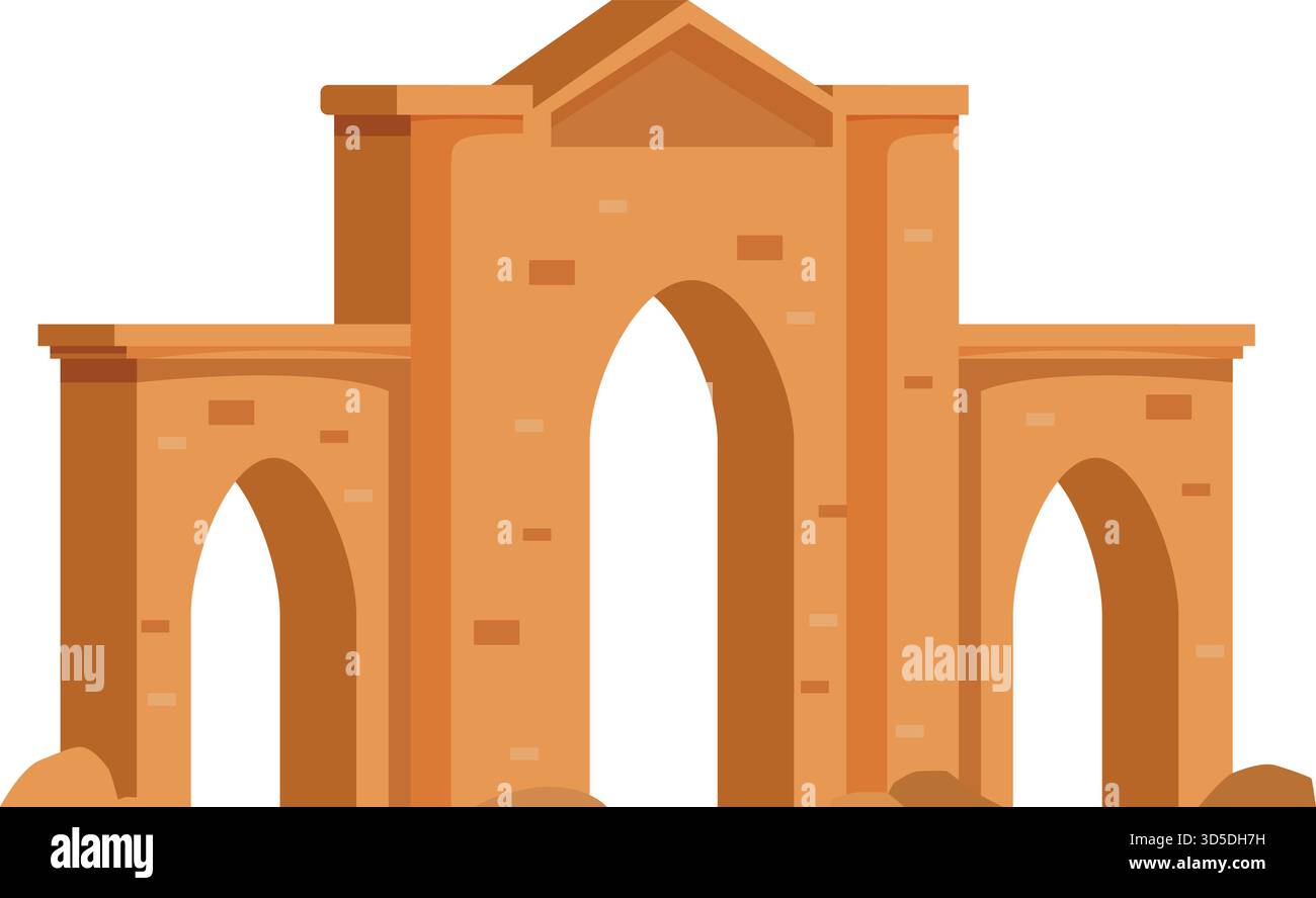 Old ancient ruin brick Cut Out Stock Images & Pictures - Alamy