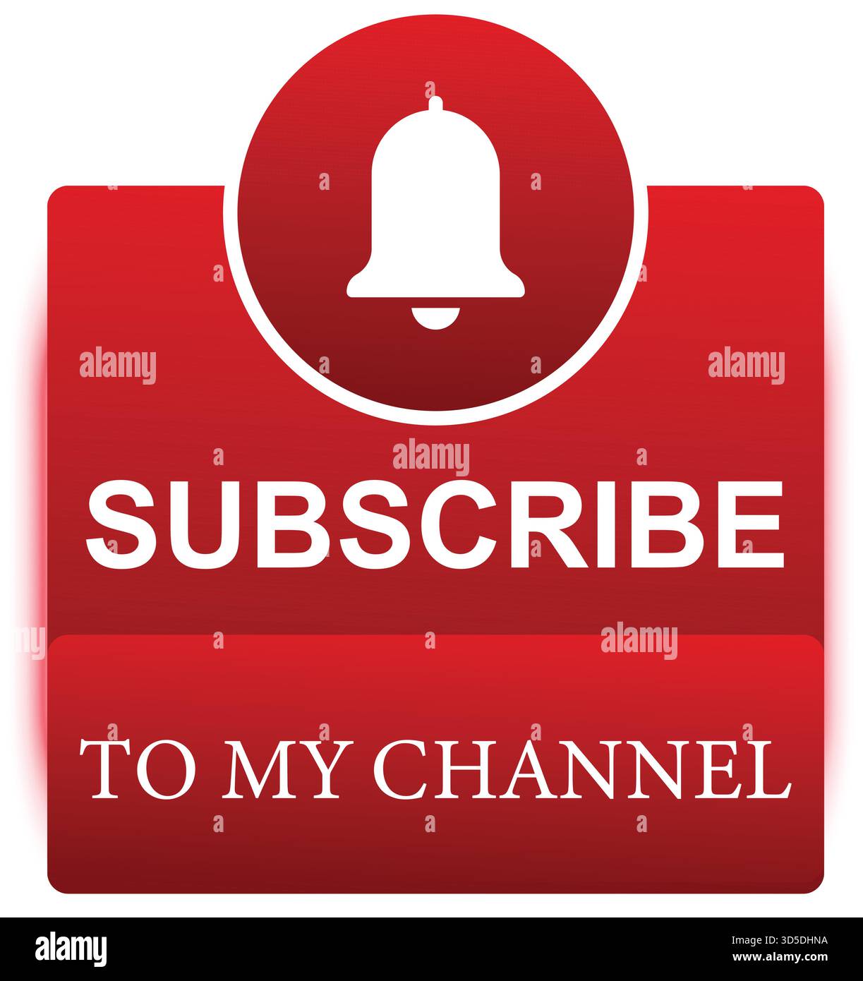 Subscribe Button for Channel Promotion Stock Vector Image & Art - Alamy