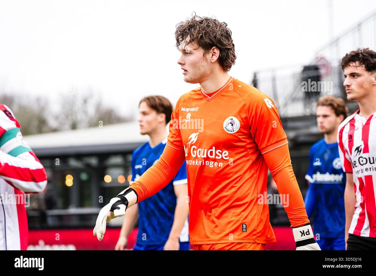 Rotterdam - Goalkeeper Pascal Kuiper of Jong Sparta Rotterdam during ...