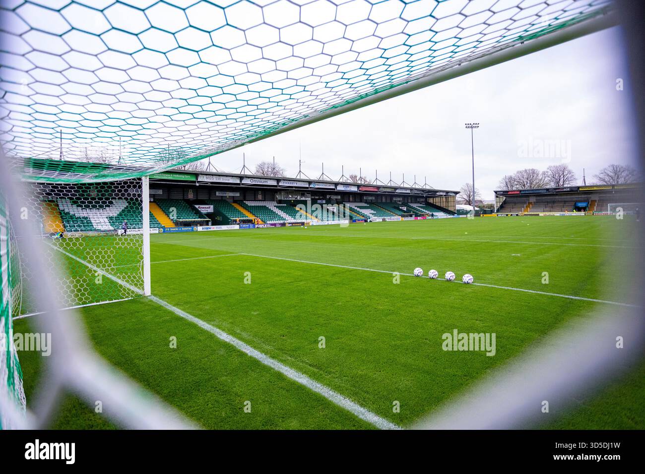General View inside Huish Park Enterprise National League Match between ...
