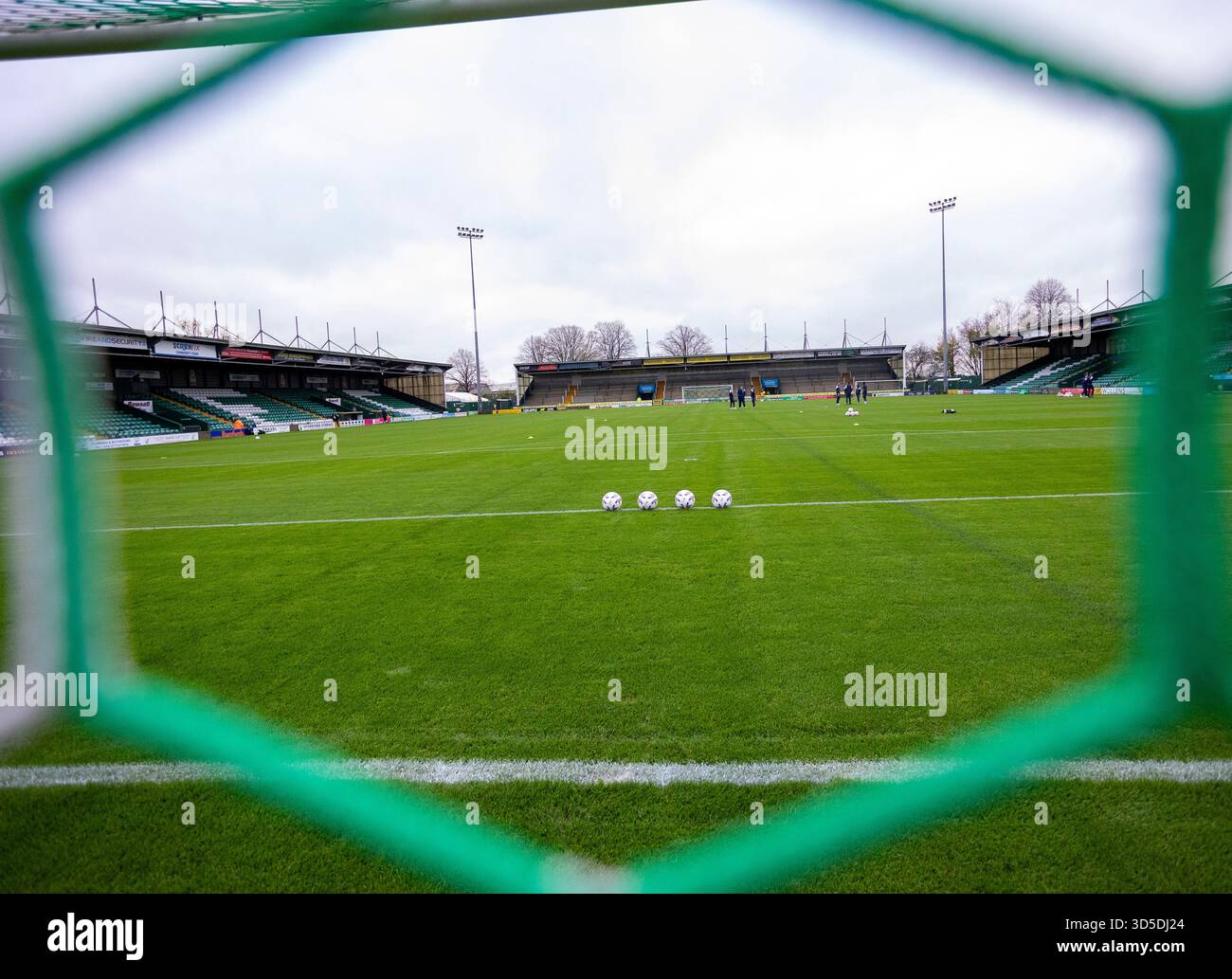 General View inside Huish Park Enterprise National League Match between ...