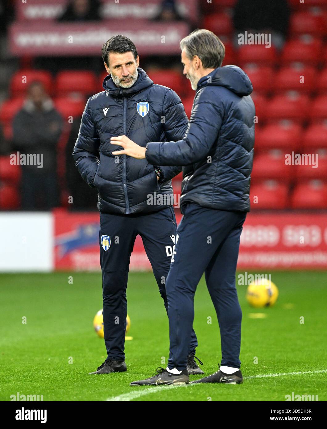 Colchester United manager Danny Cowley ahead of the Sky Bet League Two ...