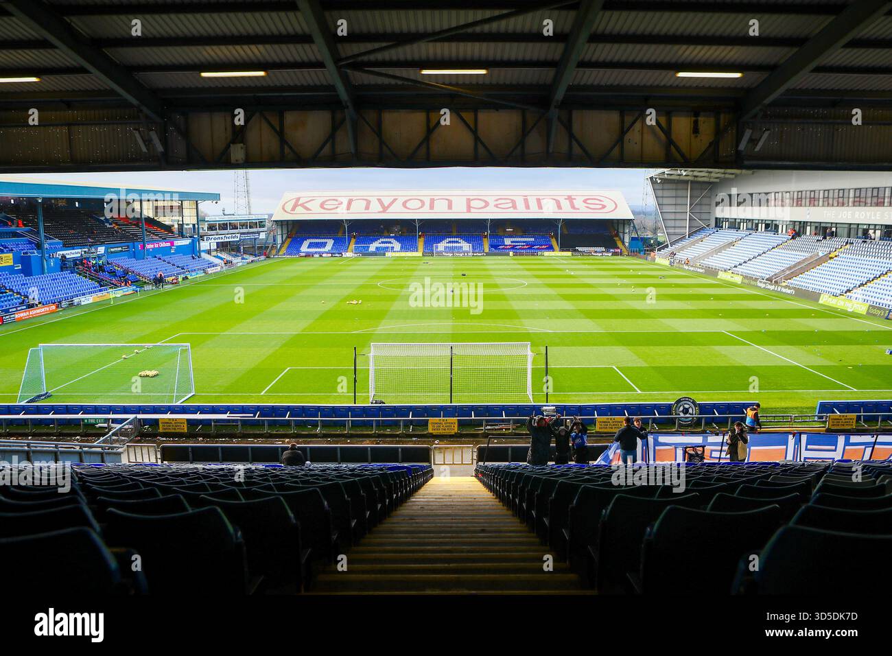 General View inside the Stadium during the Oldham Athletic v Crewe ...