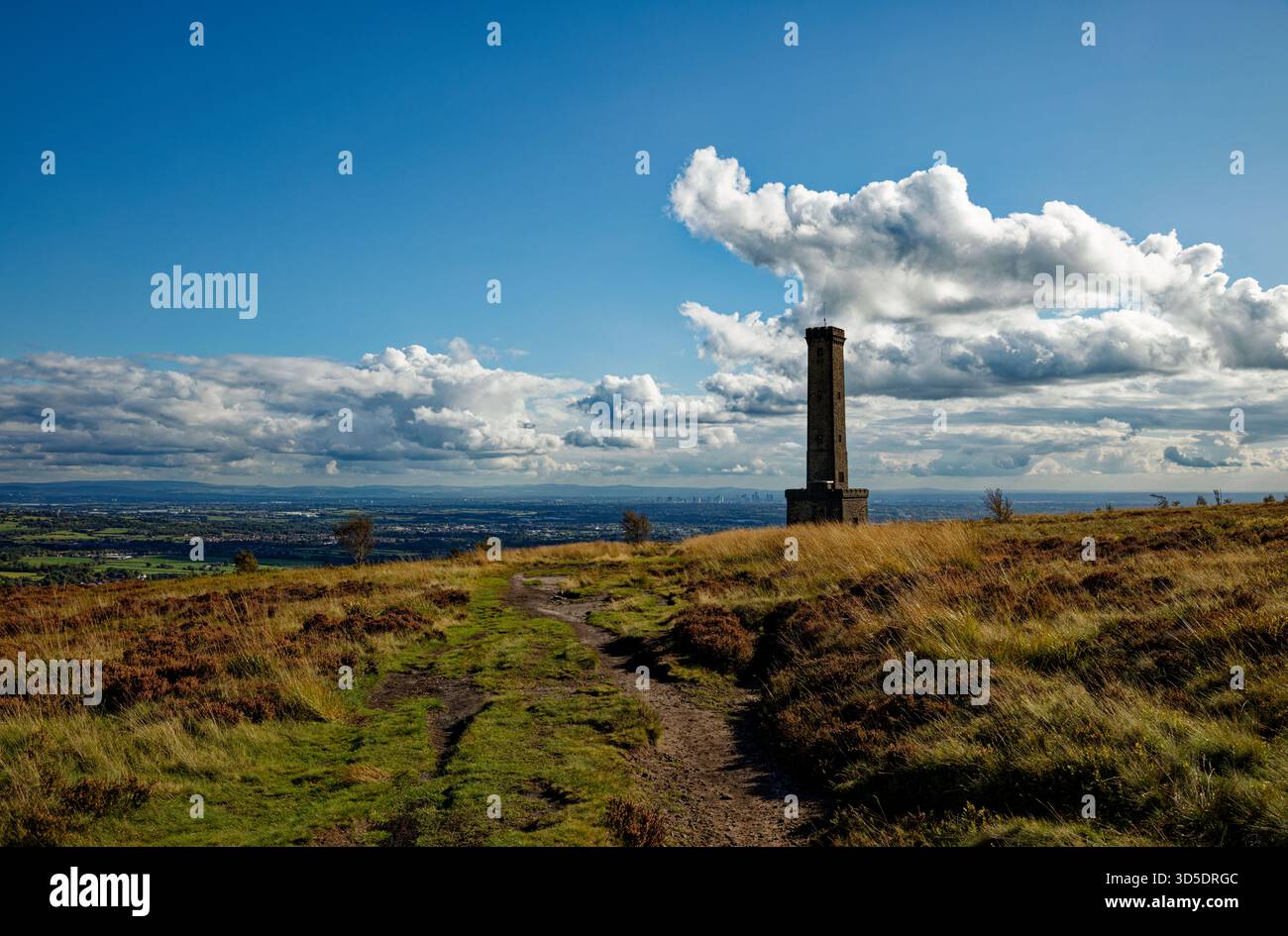 The monument t Sir Robert Peel presides over a commanding view of the ...