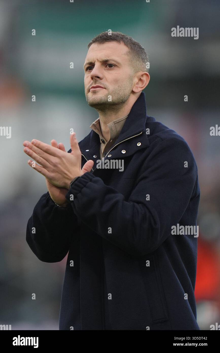 Luton Town manager Jack Wilshere during the Sky Bet League One match at ...