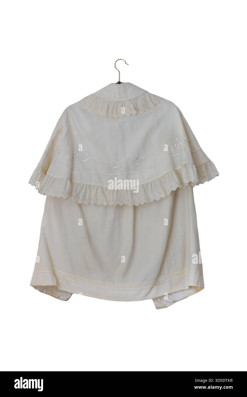 Vintage 1940s christening cape hi-res stock photography and images - Alamy