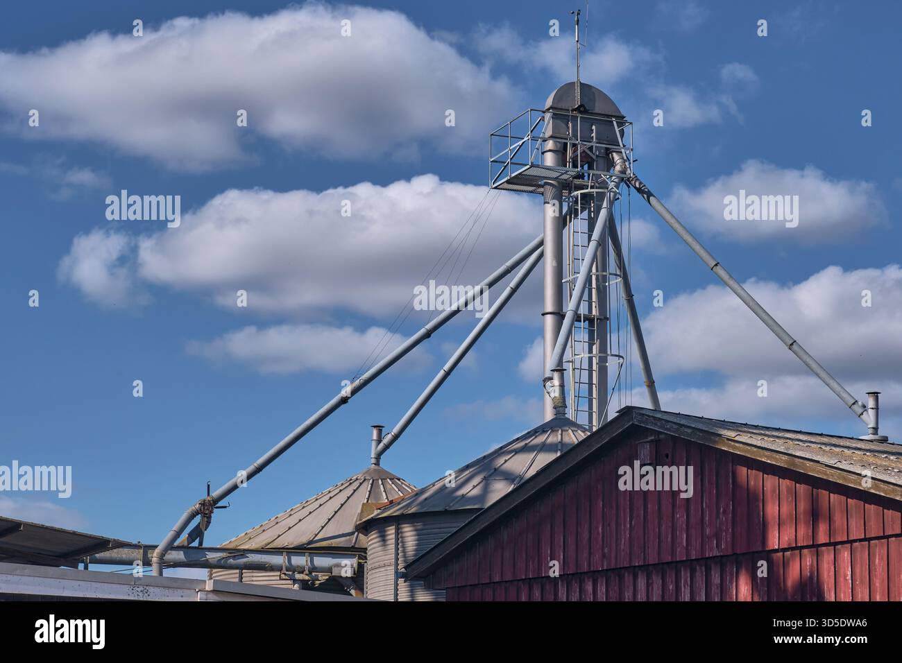 Bardowick, Germany; September 29, 2025: Rear view of Meyer’s Mühle with ...