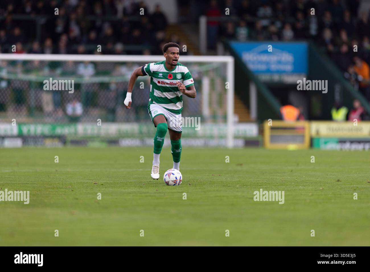 Yeovil Town's Morgan Williams with the ball Enterprise National League ...