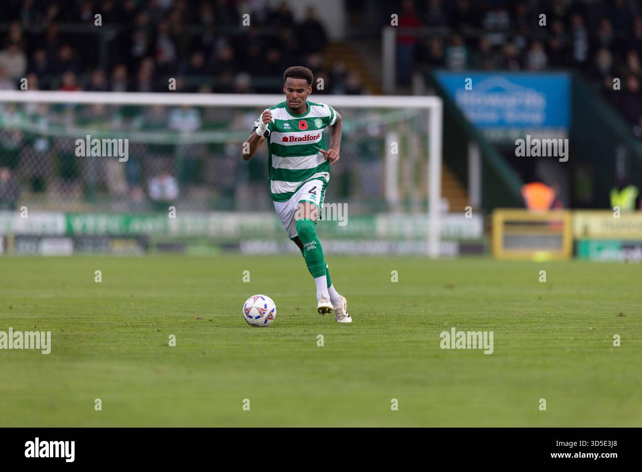 Yeovil Town's Morgan Williams with the ball Enterprise National League ...
