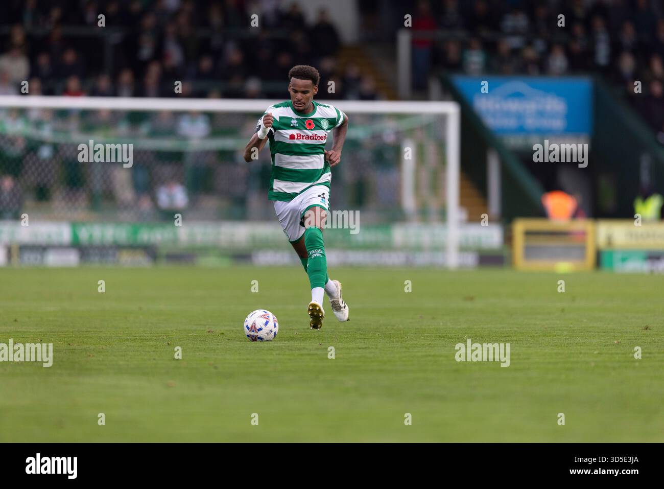 Yeovil Town's Morgan Williams with the ball Enterprise National League ...
