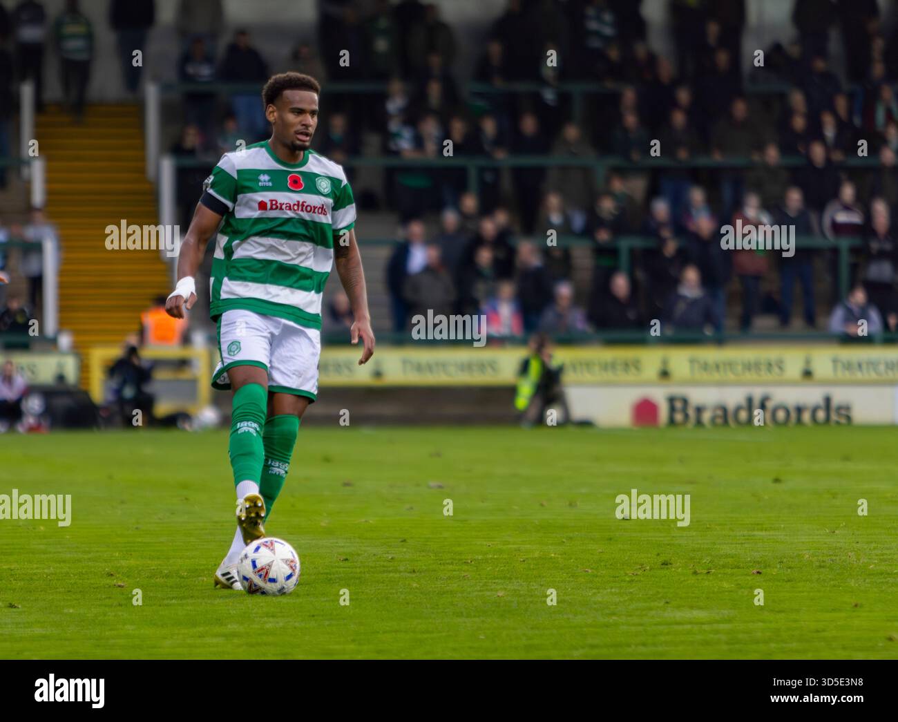 Yeovil Town's Morgan Williams with the ball Enterprise National League ...