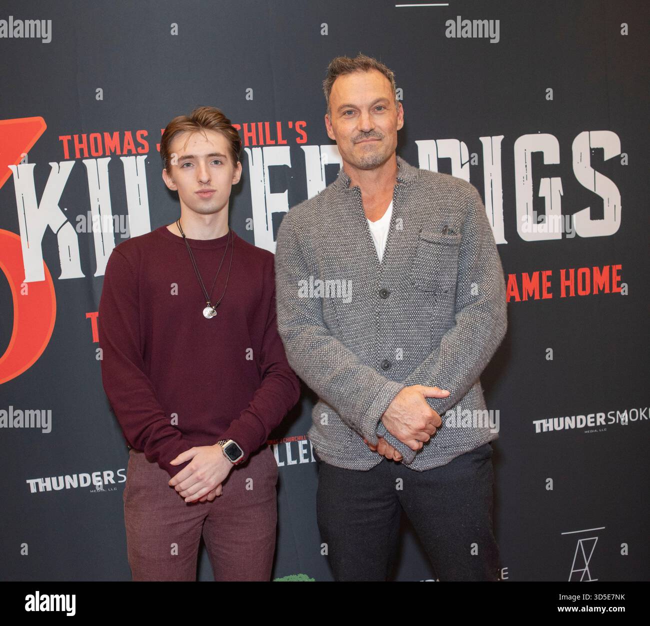 Los Angeles, CA, USA, 14th Nov. 2025 Samuel L. Pierce and Brian Austin ...