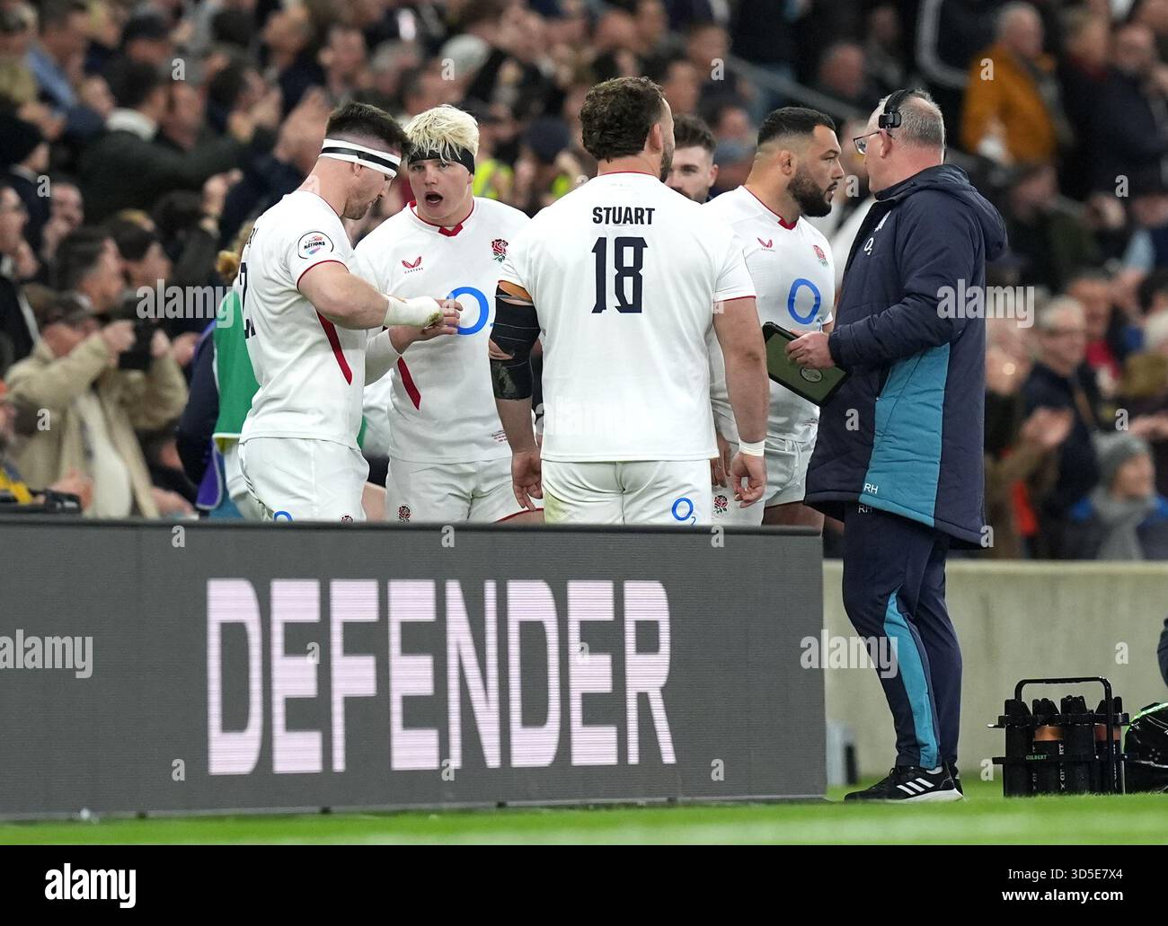 England substitutes Henry Pollock, Tom Curry, Ellis Genge, and Will ...