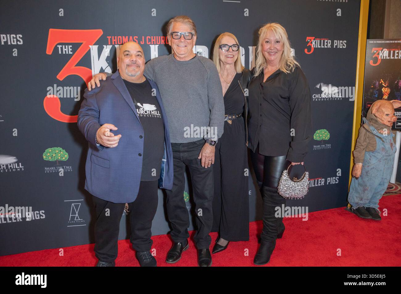 Los Angeles, CA, USA, 14th Nov. 2025 (L-R) Thomas J. Churchill, Anson ...