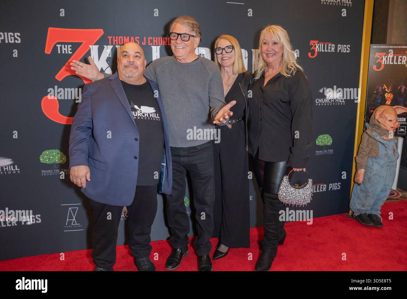 Los Angeles, CA, USA, 14th Nov. 2025 (L-R) Thomas J. Churchill, Anson ...