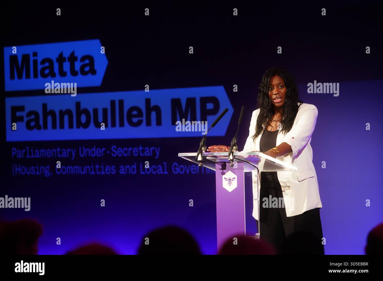 Communities Minister Miatta Fahnbulleh speaks during the Co-operative ...