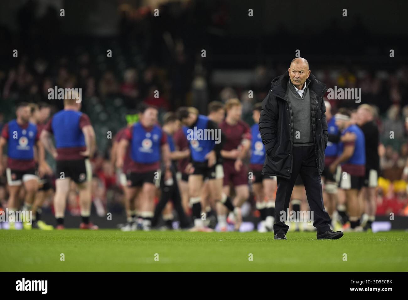 Japan coach Eddie Jones on the pitch before the Quilter Nations Series ...