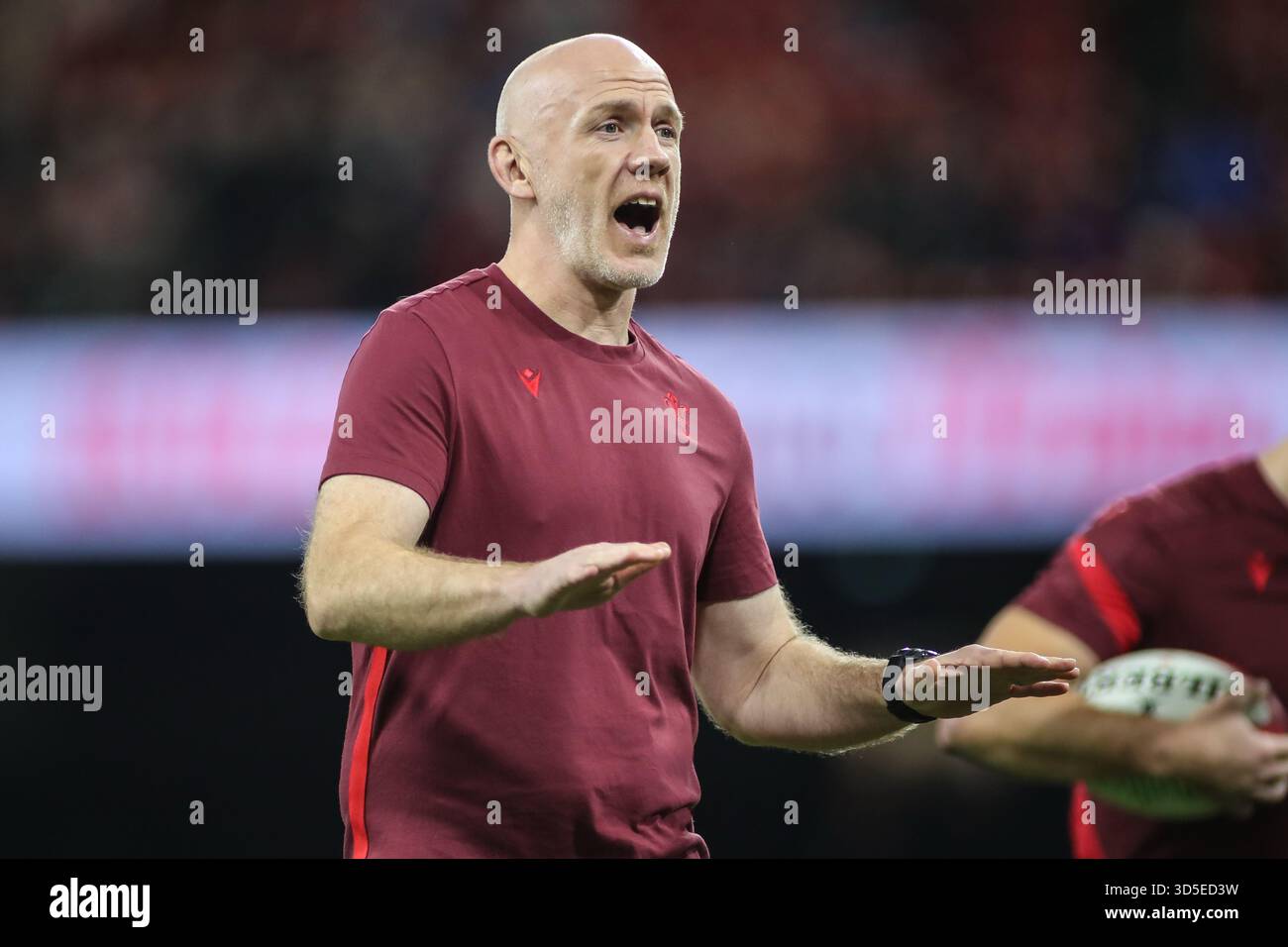 Wales Head Coach Steve Tandy ahead of the Quilter Nations Series 2025 match Wales vs Japan at ...
