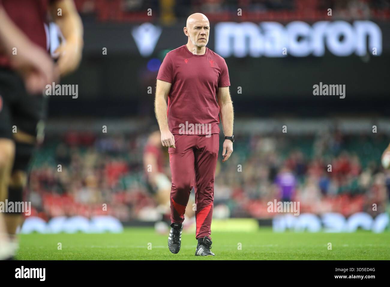 Wales Head Coach Steve Tandy ahead of the Quilter Nations Series 2025 match Wales vs Japan at ...