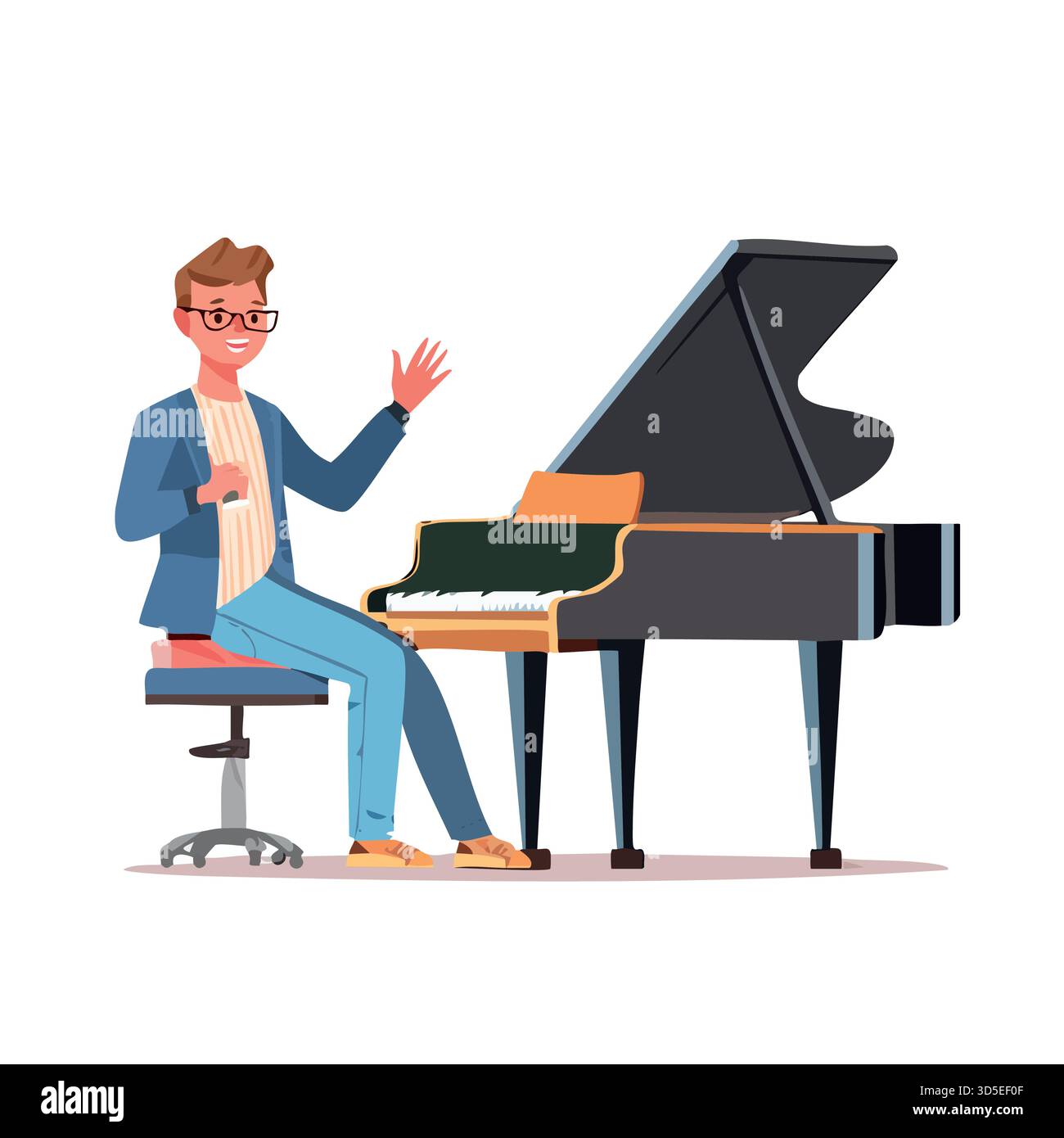 Instrument lover Stock Vector Images - Alamy