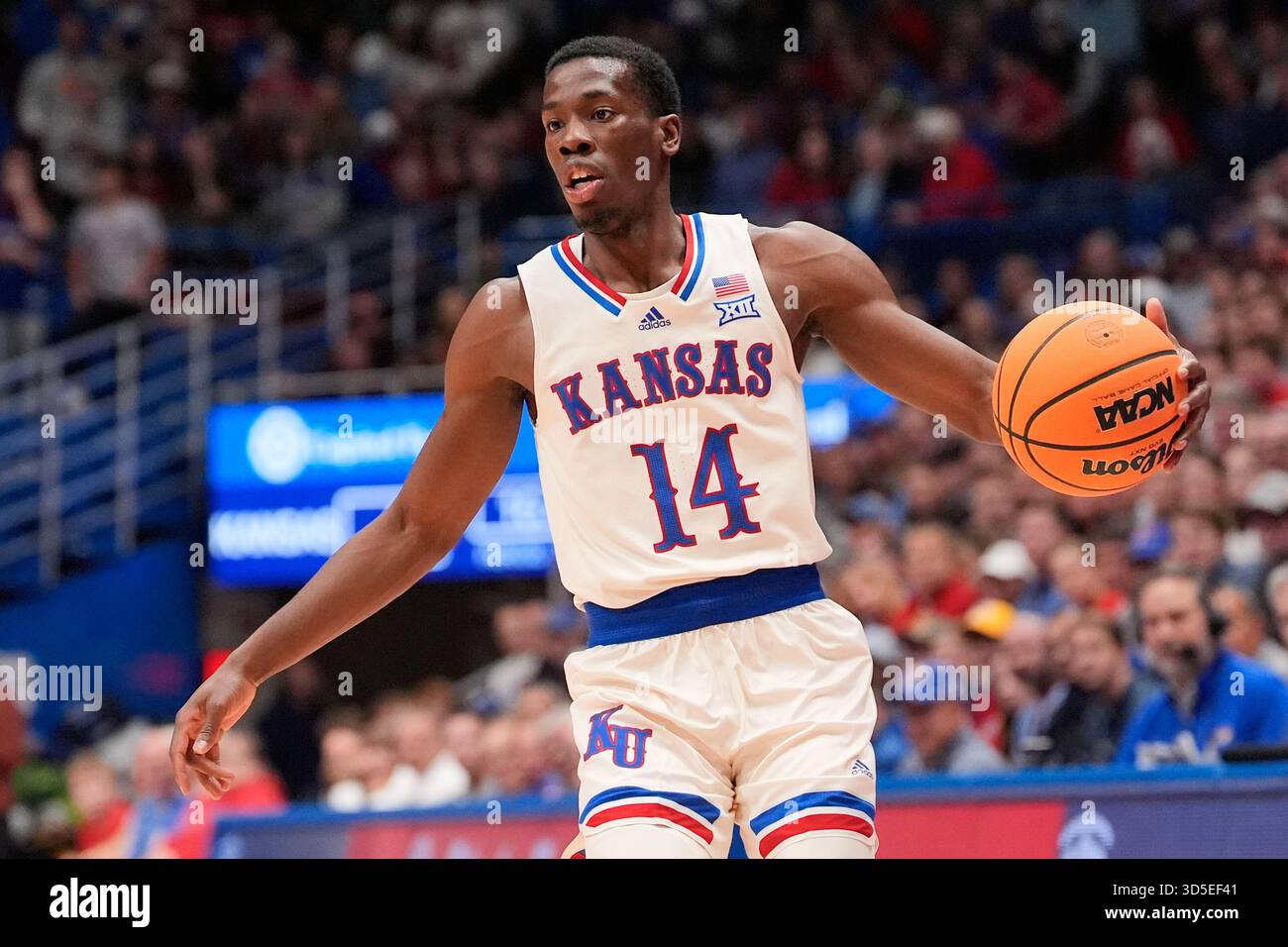 Kansas guard Melvin Council Jr. drives during the first half of an NCAA ...