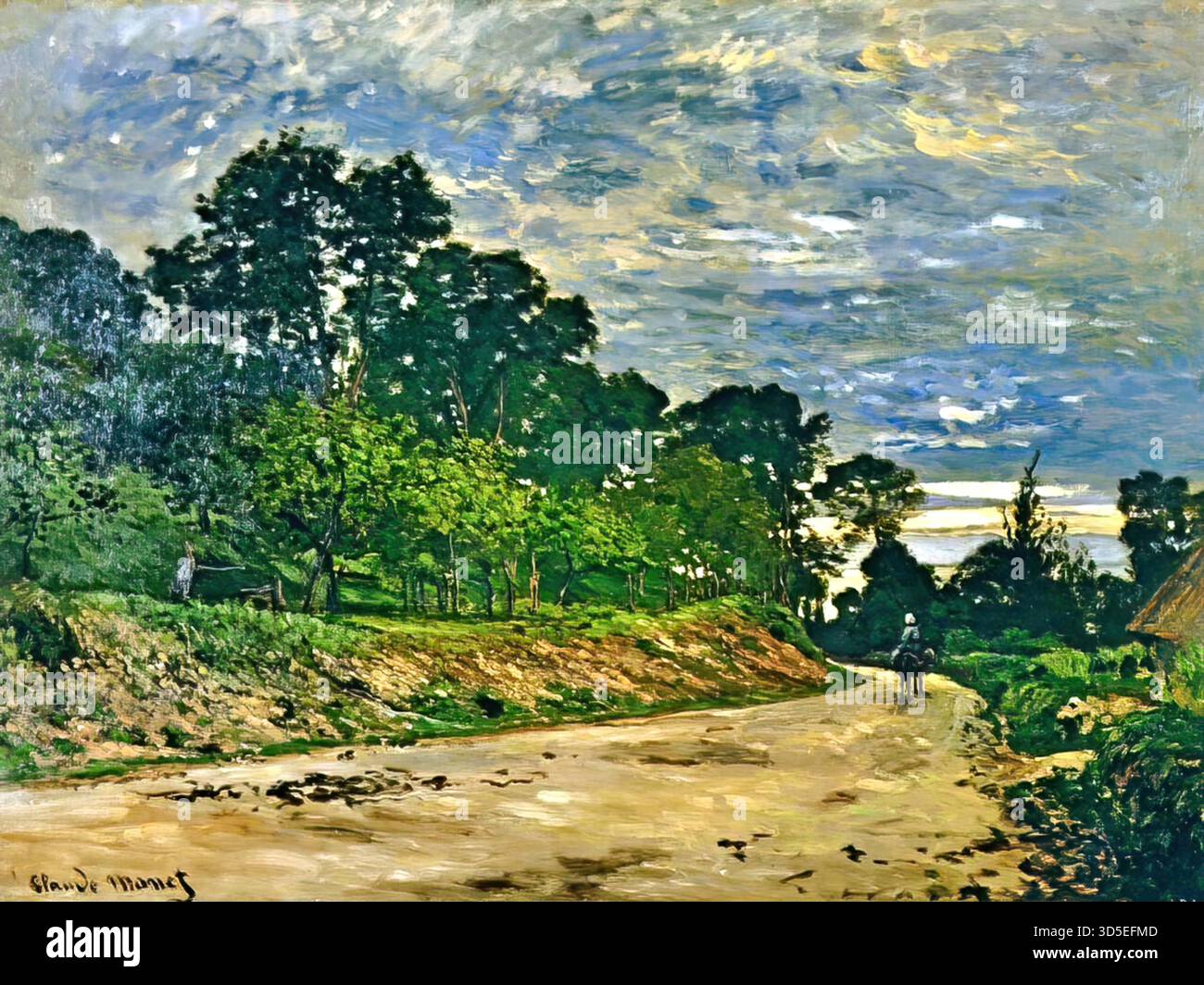 Landscape forest fields in Stock Vector Images - Alamy