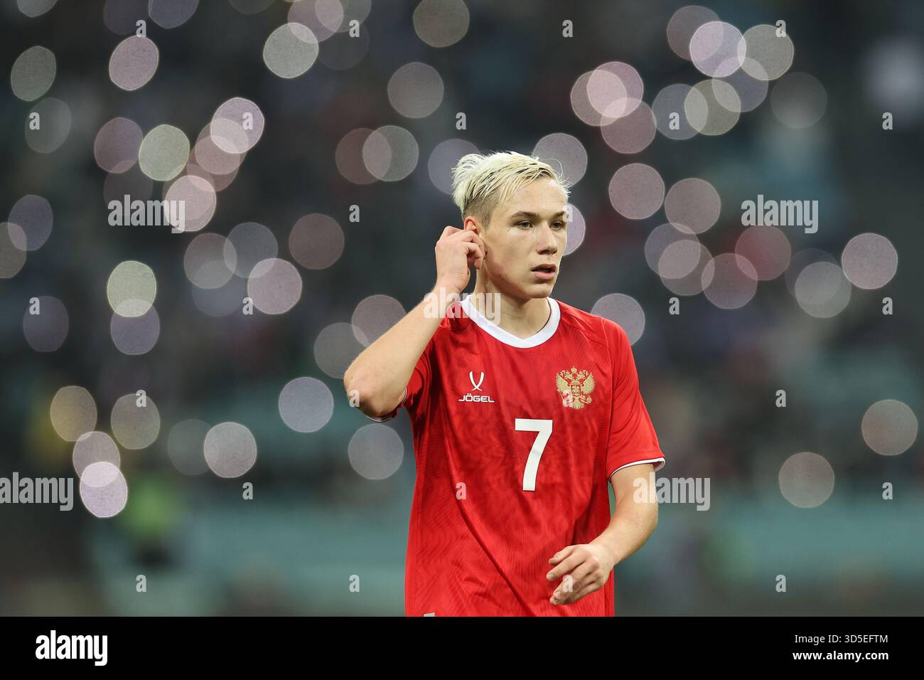 Russia's Aleksey Batrakov looks on during an international friendly ...
